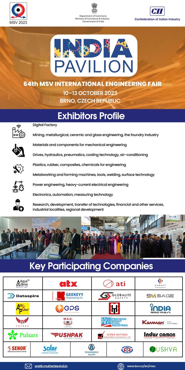 Indické firmy na MSV 2023 | BVV CZ